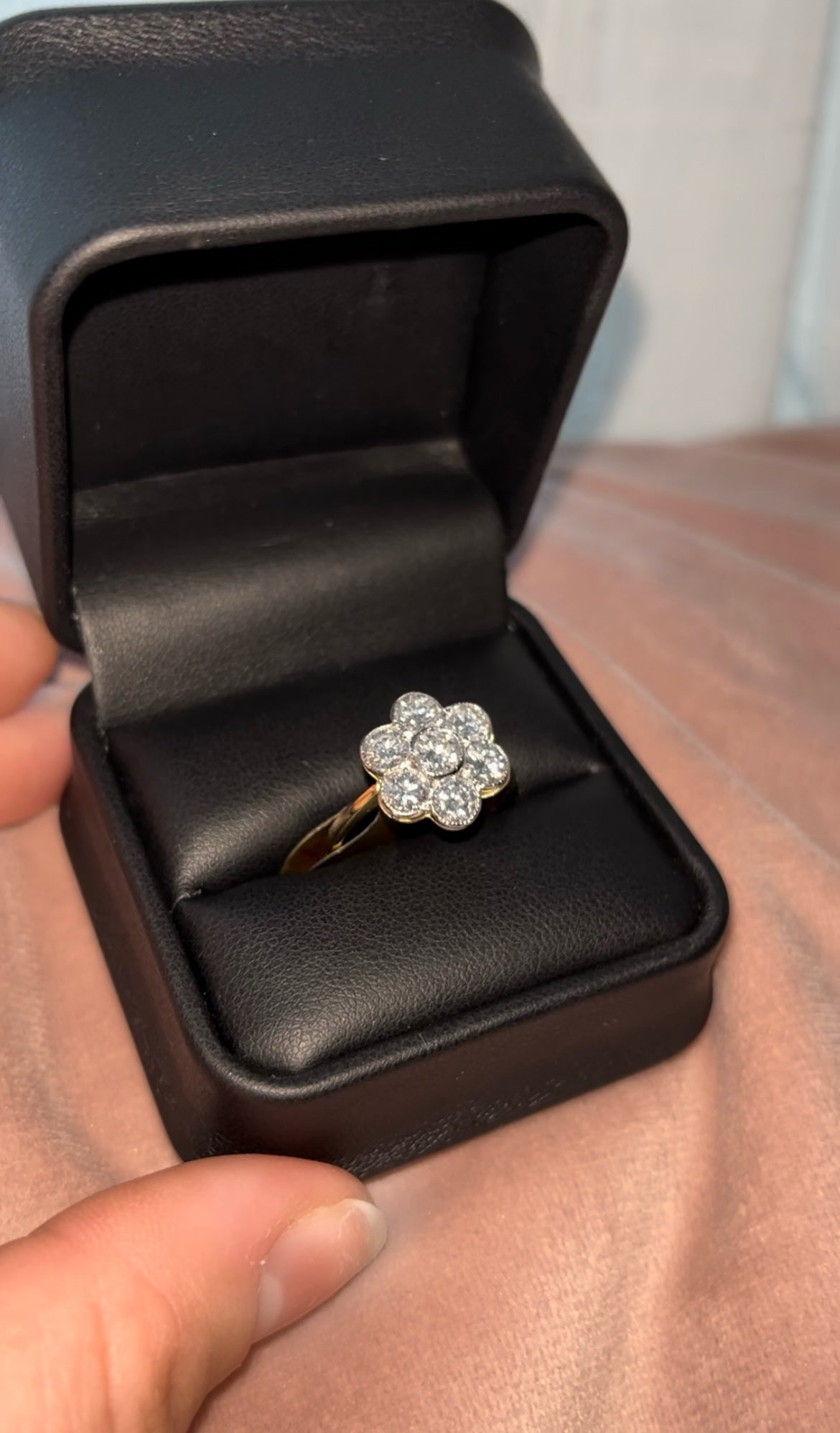 Antique Diamond Cluster Ring 18ct Gold – The Jewel Casket